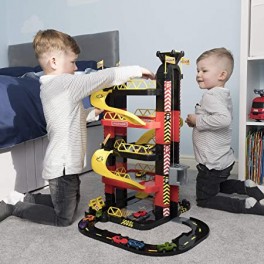 Teamsterz 5 Level Tower Garage & 15 Cars